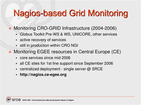 ppt grid infrastructure monitoring system based on nagios powerpoint