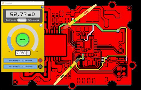 Pcbi Manual Trace Resistance Simulation Ohmmeter