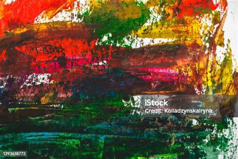 추상적 인 유화 배경 캔버스 질감에 기름 손으로 그린 오일 페인트 컬러 텍스처 예술 작품의 단편 페인트의 얼룩 거친에 대한 스톡