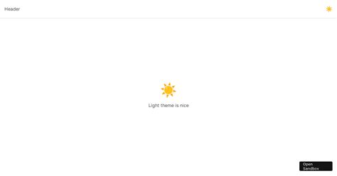 React Codesandbox