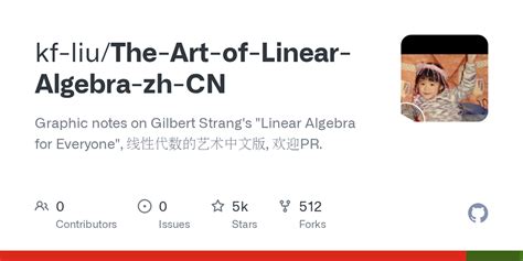 Github Kf Liu The Art Of Linear Algebra Zh Cn Graphic Notes On Gilbert Strang S Linear