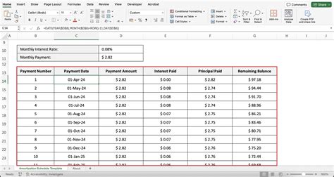 How To Make An Amortization Schedule In Excel 7 Steps With Templates Highfile