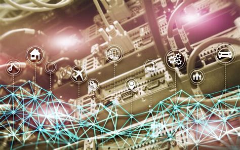 Premium Photo Iot Internet Of Things Digital Technology Concept Server Room Background