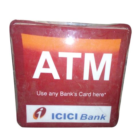Led Self Glow Acrylic Atm Display Board At ₹ 1450 Piece In New Delhi