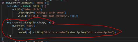 Embeded Messages · Issue 2282 · Serenity Rsserenity · Github