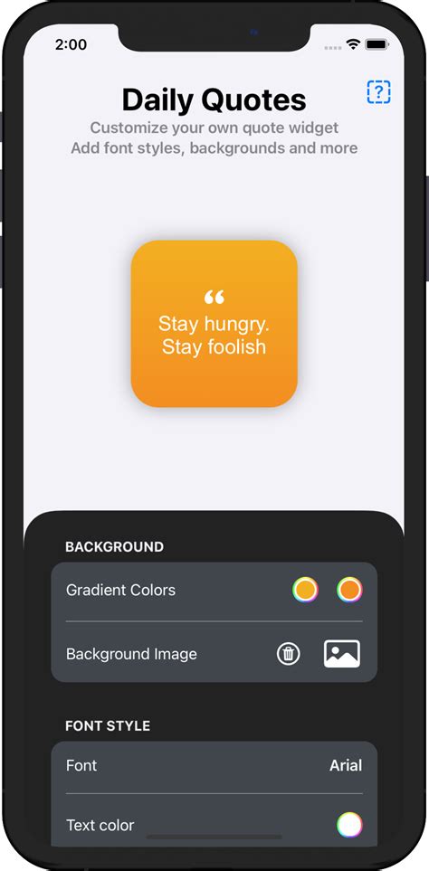 Quotes Widget Ios 14 And In App Purchases Widget App Xcode 12 By Apps4world