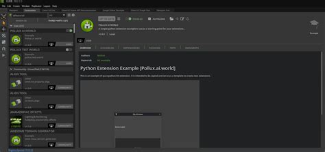 Omniverse Code로 Extension을 Build하고 Github에 배포하기