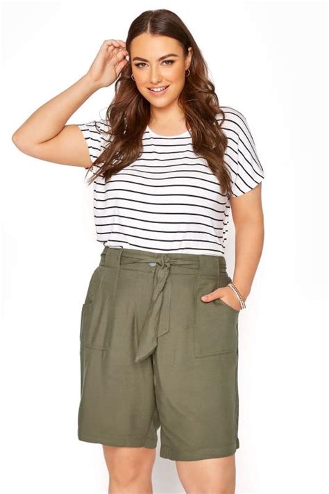 Plus Size Shorts Womens Plus Size Shorts Yours Clothing