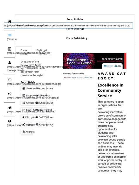Fillable Online Snapforms User Control Panel Edit Form Fax Email