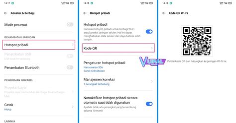 Cara Berbagi Dan Scan Kode QR Wifi Di Android Tanpa Aplikasi Vuiral