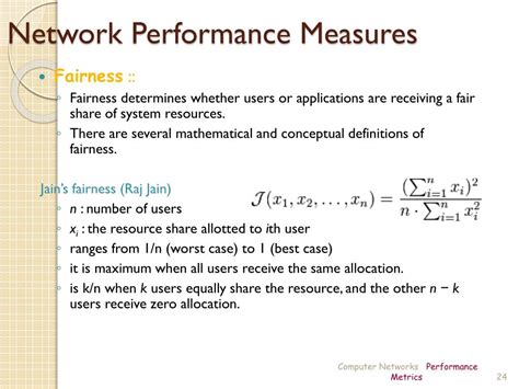 Ppt Computer Networks Performance Metrics Powerpoint Presentation
