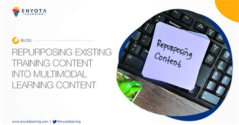 Repurpose Existing Training Into Multimodal Learning Content
