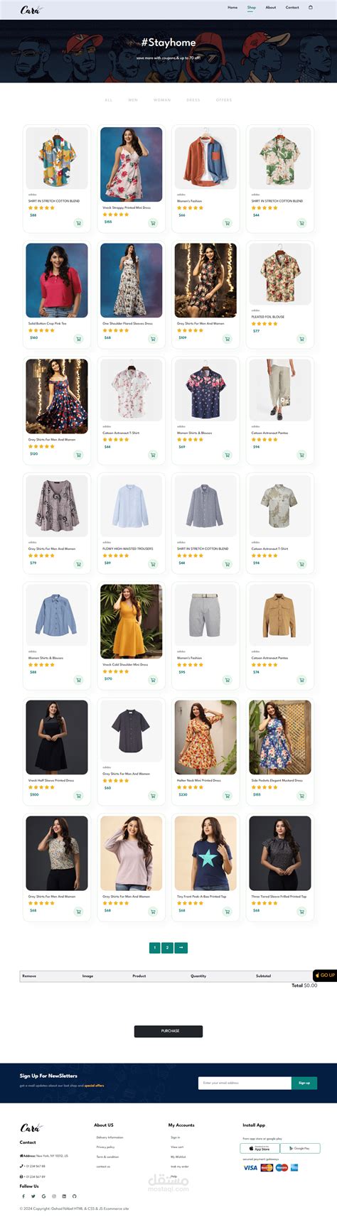 E Commerce Completed A Responsive Web Application مستقل