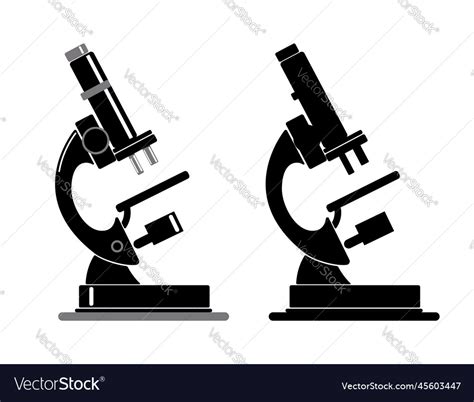 Microscope Royalty Free Vector Image VectorStock