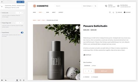 Variation Swatches Blocksy