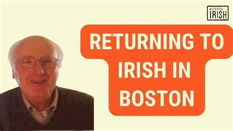 Irish In Boston Interview With Member Tim Bitesize Irish