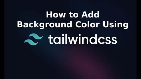 Learn How To Add Background Color To The Body Tag Using Tailwind S CSS V Sublime Editor
