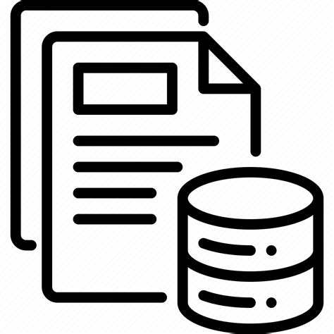 documentation data server document database icon download on iconfinder