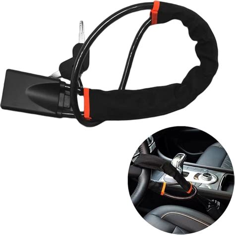Runze Candado Universal Para Volante De Coche Antirrobo Con 2 Llaves Para Automóvil Camión