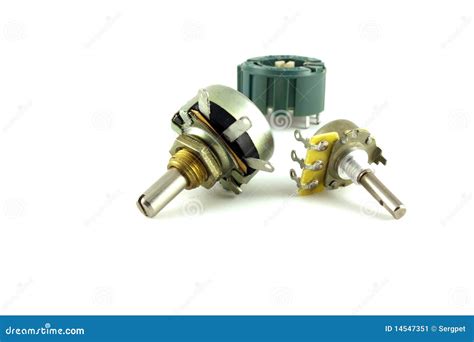 Electronic Components Variable Resistors Stock Image Image 14547351