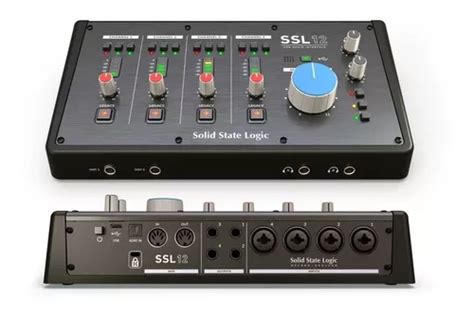 Interface De Áudio Solid State Logic Ssl 12 Usb Gravação