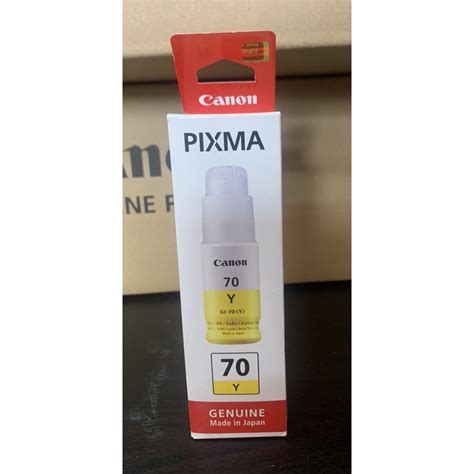 Canon Gi 70 Bk C M Y ขนาด 70ml น้ำหมึกแท้ Shopee Thailand
