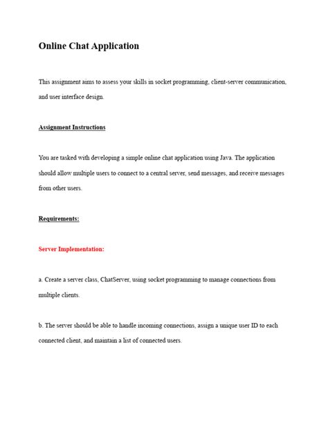 Assignment Unit 7 Pdf Network Socket Server Computing