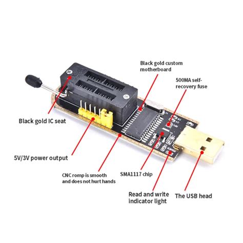 CH341A 24 25 Series EEPROM Flash BIOS USB Programmer Module SOIC8 Test C SFR 10 90 PicClick AU