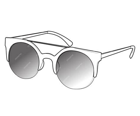 Premium Vector Sunglass Design Drawing And Illustration