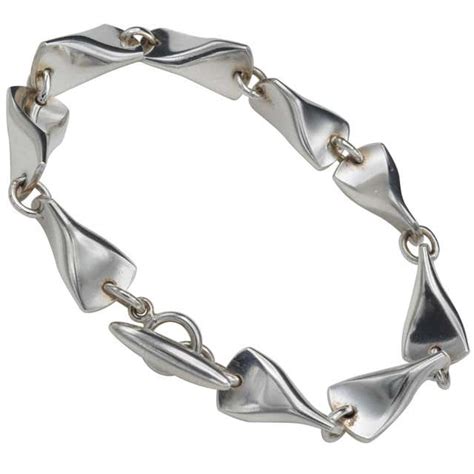Georg Jensen Gold Hans Hansen Bracelet At 1stdibs