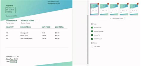 Extract Tabular Data From Pdf Using Ai Builder Form Processing Power Apps Extract Field