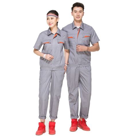 Woman Men Work Overall Working Uniform Spring Thin Vicedeal