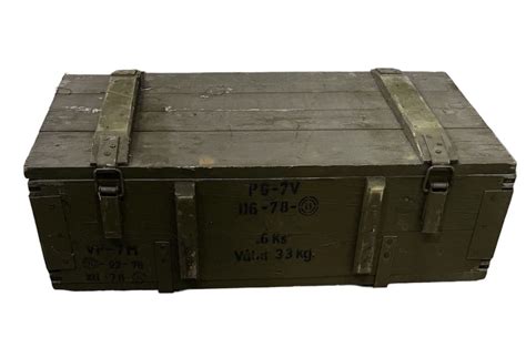 Soviet Military Large Wooden Ammo Box Crate V4 Preppers Shop Uk