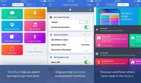 แอป Workflow จาก Apple ได้อัปเดตเพิ่มความสามารถใหม่ พร้อมปรับให้รองรับ Iphone X และ Ios 11
