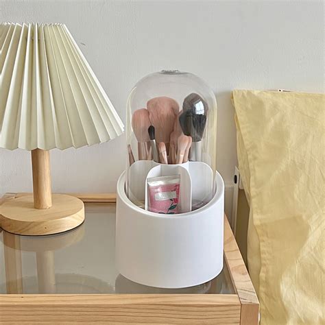데미무드 화장대 정리끝 회전 브러쉬 정리함 연필꽂이 다용도 수납 꽂이 위시버킷