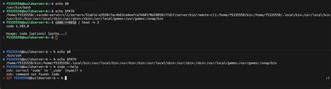 Environment Variables When Running Vs Code Remote Ssh Zsh Doesnt Have Vs Code In Path