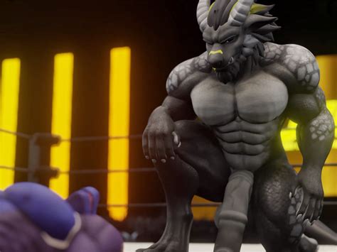 Dragon Wrestling Growth Hyper Animation