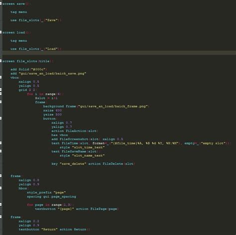 Menu Doesnt Work Rrenpy