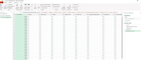 Finding Errors In Power Query Rexcel