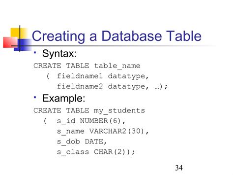 Sql Database Object Ppt