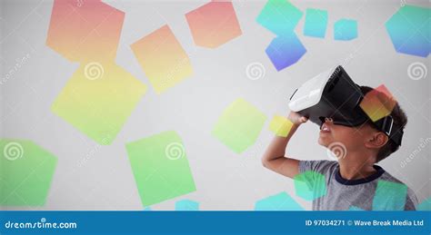 Composite Image Of Three Dimension Image Of Square With Formulas Stock Illustration