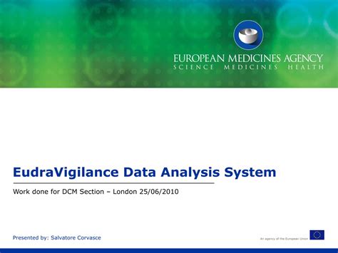 Eudravigilance Das Presentation Ppt