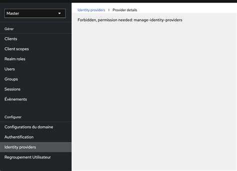 `view Identity Providers` Permission Does Not Allow To See Idp Settings · Issue 17946