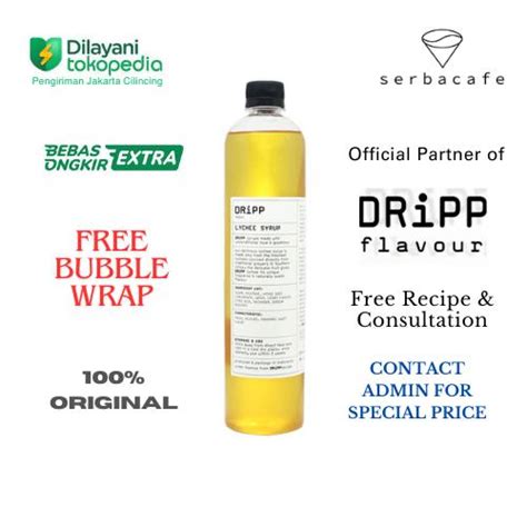 Jual Dripp Syrup Lychee 760 Ml Jakarta Barat Serba Cafe Tokopedia