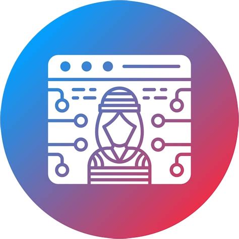Premium Vector Cyber Identity Icon Vector Image Can Be Used For Fintech