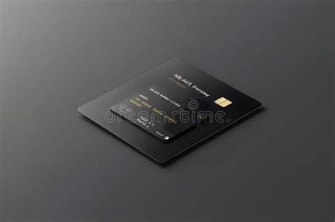 Exploring The Design Of A Sleek Modern Payment Card A Detailed