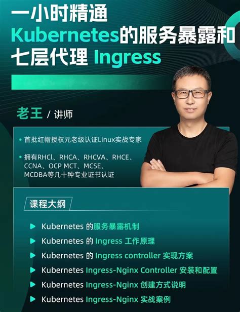 一小时精通 kubernetes 的服务暴露和其曾代理 ingress 教程视频 与非网