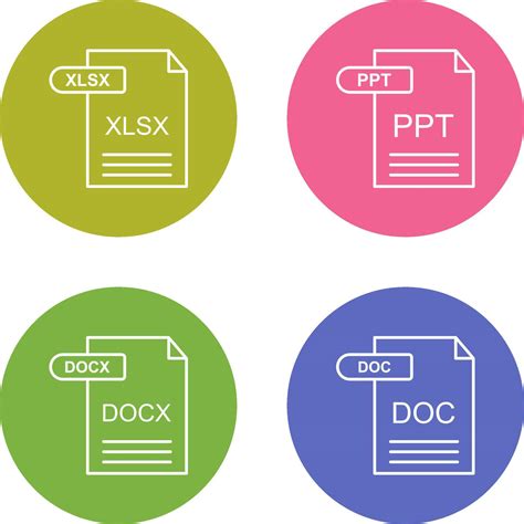 Xlsx And Ppt Icon 44672547 Vector Art At Vecteezy