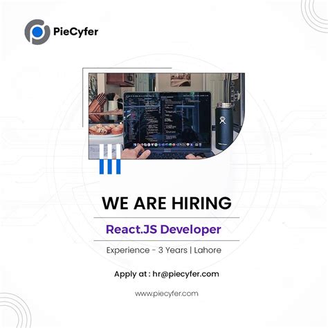 piecyfer recruitment on linkedin hiringnow hiring reactjs
