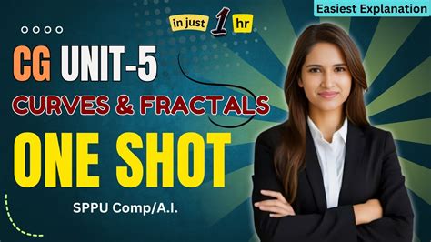 Cg Unit 5 Curves And Fractals Complete One Shot Easiest Explanation Sppu Compai Youtube